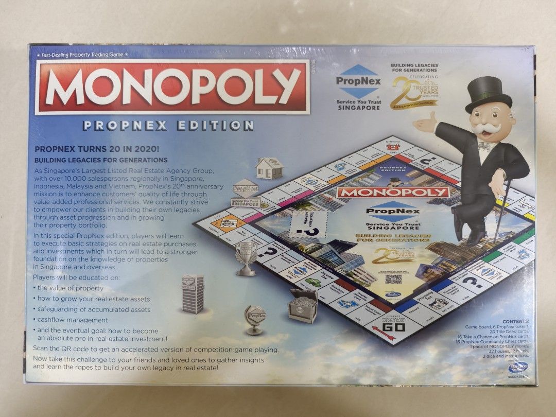 Monopoly PropNex Edition Board Game, Hobbies & Toys, Toys & Games on ...