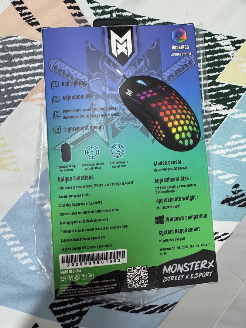 MonsterX Baku Gaming Mouse & Abaddon Keyboard Combo, Computers & Tech ...