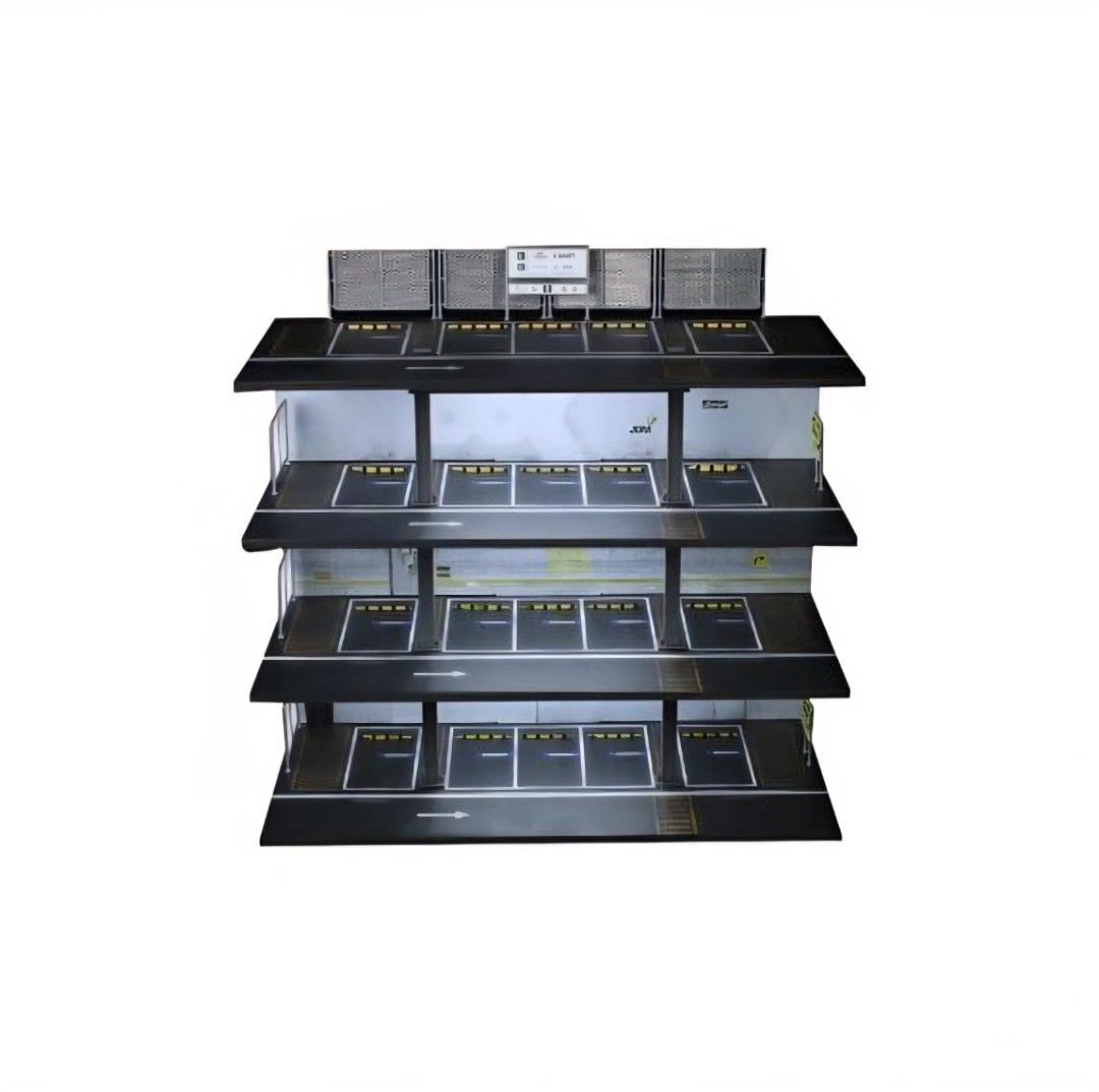 MOREART 1:64 Four-Story Steel Frame Japanese Style Garage Parking Lot ...