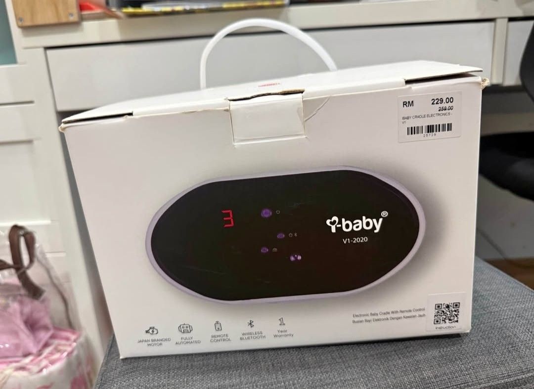 Motor buai ada fungsi bluetooth & remote control, Babies & Kids ...