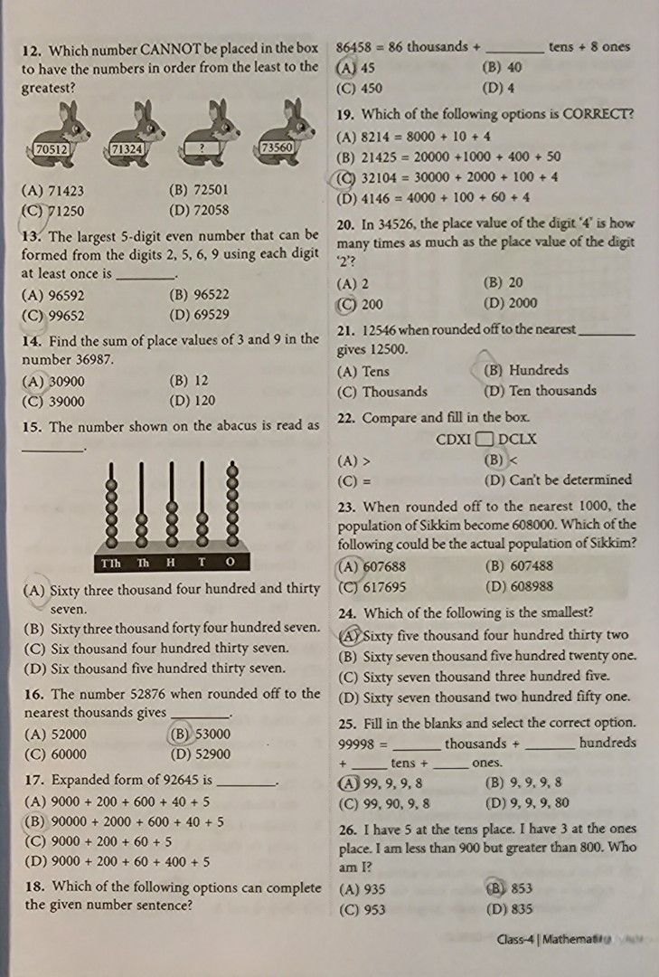 MTG Olympiad Prep-Guide Mathematics Class 4, Hobbies & Toys, Books ...