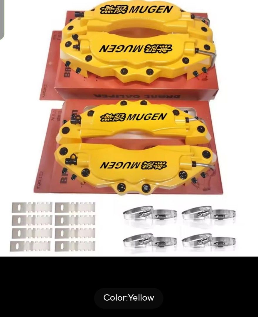Mugen Brake Caliper Cover (Screw installation), Car Accessories, Tyres ...