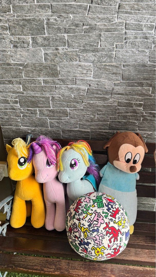 My Little Pony & Monkey Plush Toys, Hobbies & Toys, Toys & Games on ...