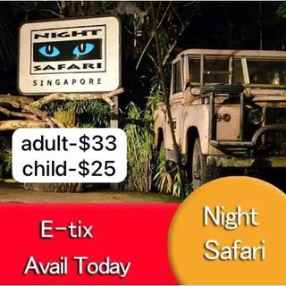 Zoo/ RainForest Wild Asia/ Bird Paradise / Night Safari/River Wonder ...