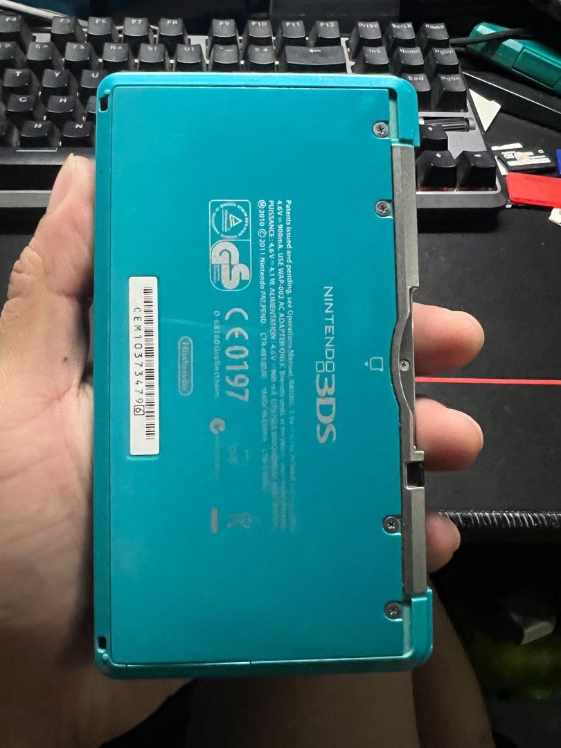 Nintendo 3ds aqua blue 64gb jailbreak, Video Gaming, Video Game ...