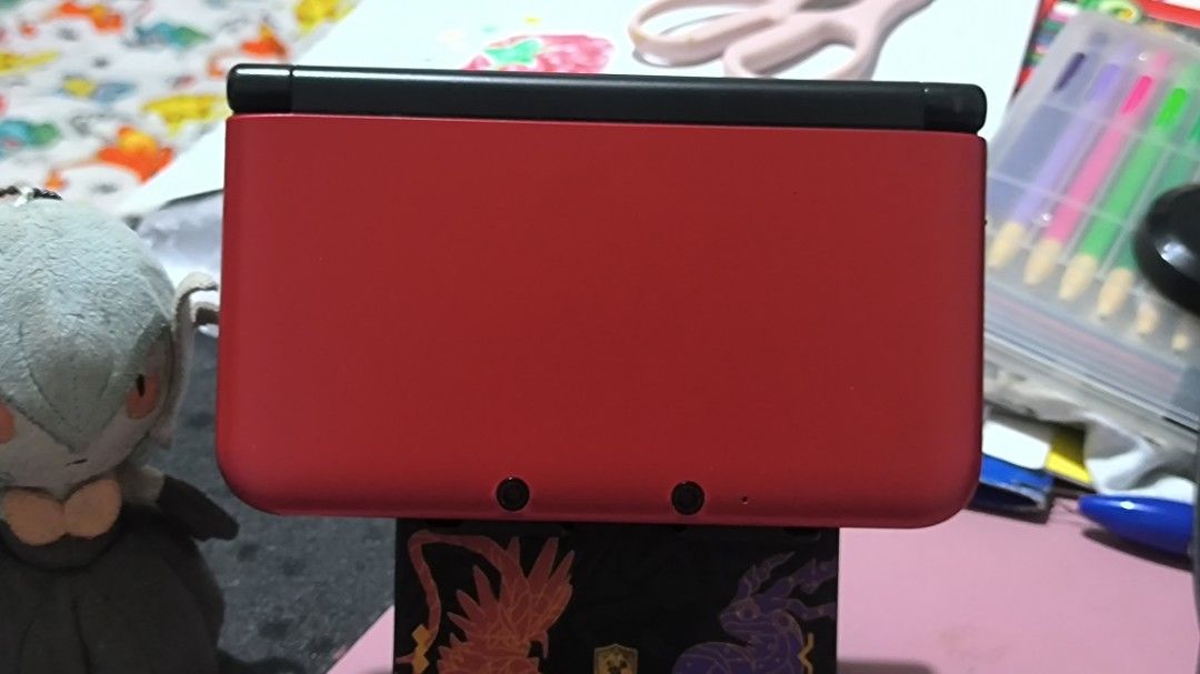 Nintendo 3DS XL Red Console (Can install 3DS Games), Video Gaming ...