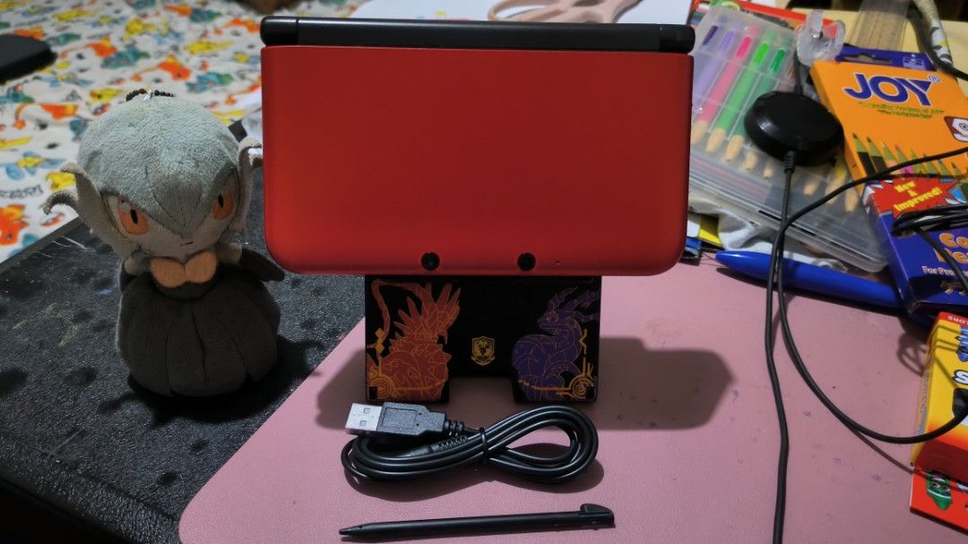 Nintendo 3DS XL Red Console (Can install 3DS Games), Video Gaming ...