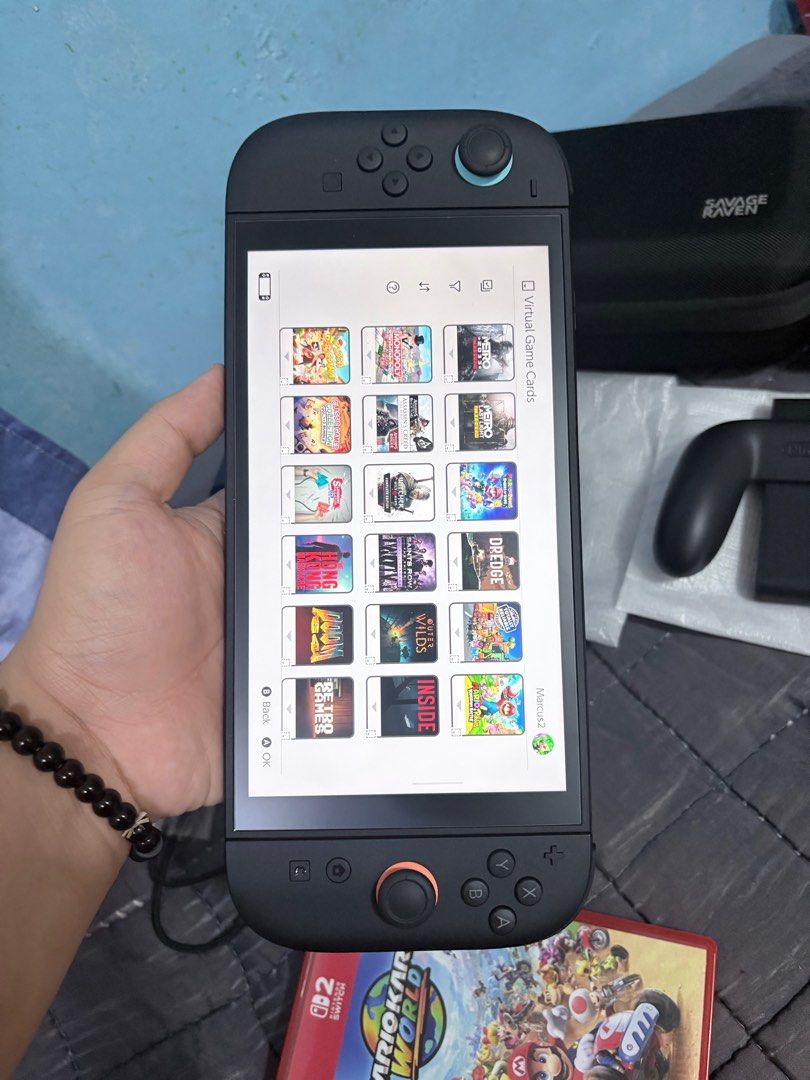 Nintendo Switch 2 Mario Kart Bundle with 90 Digital Games, Video Gaming ...