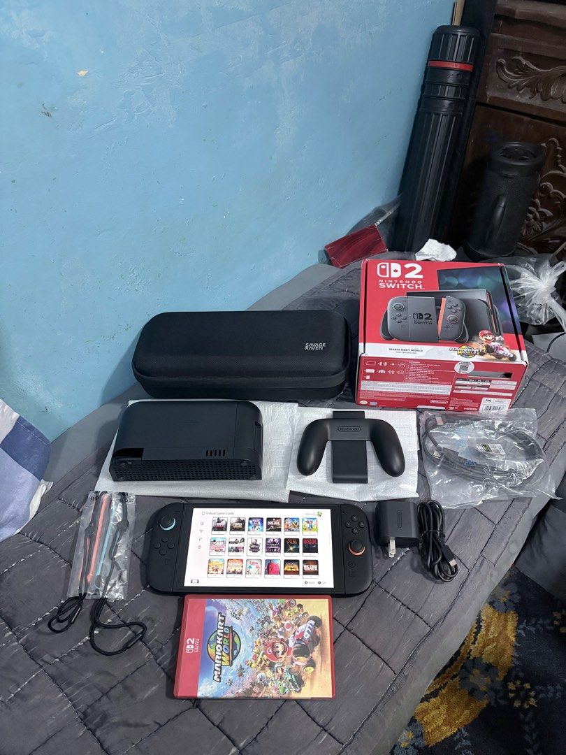 Nintendo Switch 2 Mario Kart Bundle with 90 Digital Games, Video Gaming ...