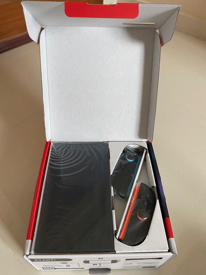 Nintendo Switch OLED Mario Kart 8 Deluxe Bundle, Video Gaming, Video ...