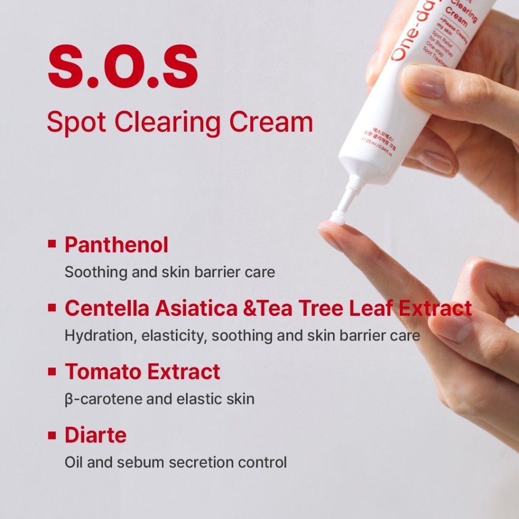 [ONE DAY'S YOU] S.O.S! Spot Clearing Cream acne clearing blemish sos ...