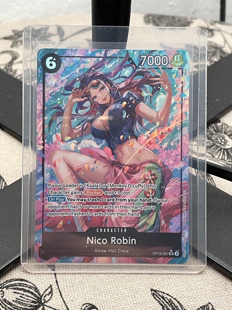 One Piece Card Game - Nico Robin OP012-087, Hobbies & Toys, Toys ...