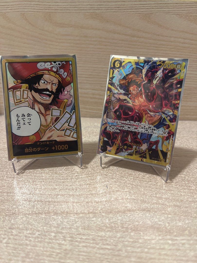 One Piece Card Game - Roger & Luffy Cards, Hobbies & Toys, Toys & Games ...