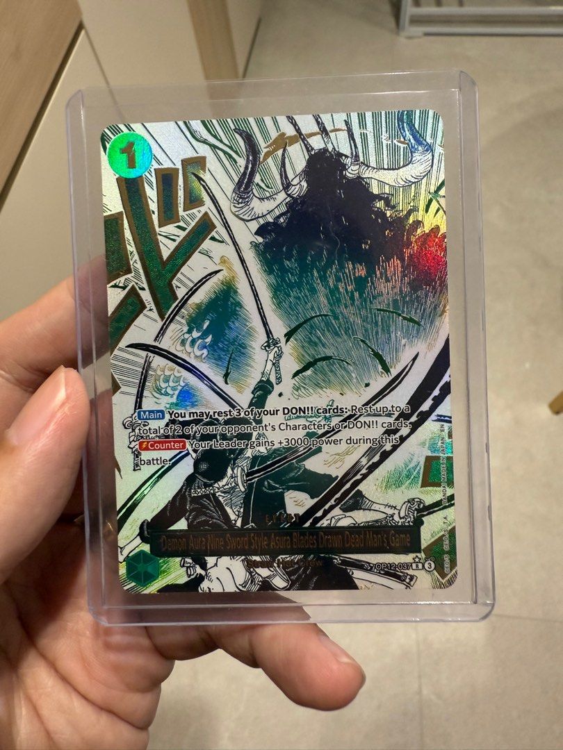 One Piece Card Game - Zoro Asura Blades, Hobbies & Toys, Toys & Games ...
