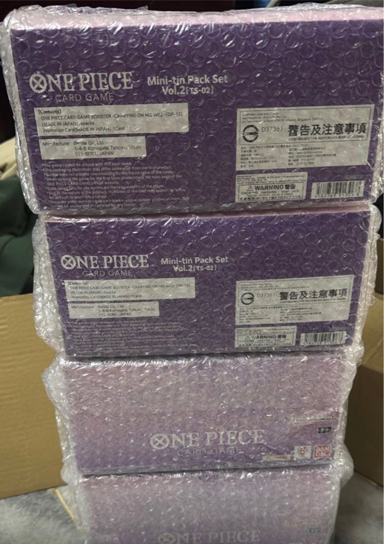 One Piece Card Game Mini-tin Pack Set Vol.2, Hobbies & Toys, Toys ...