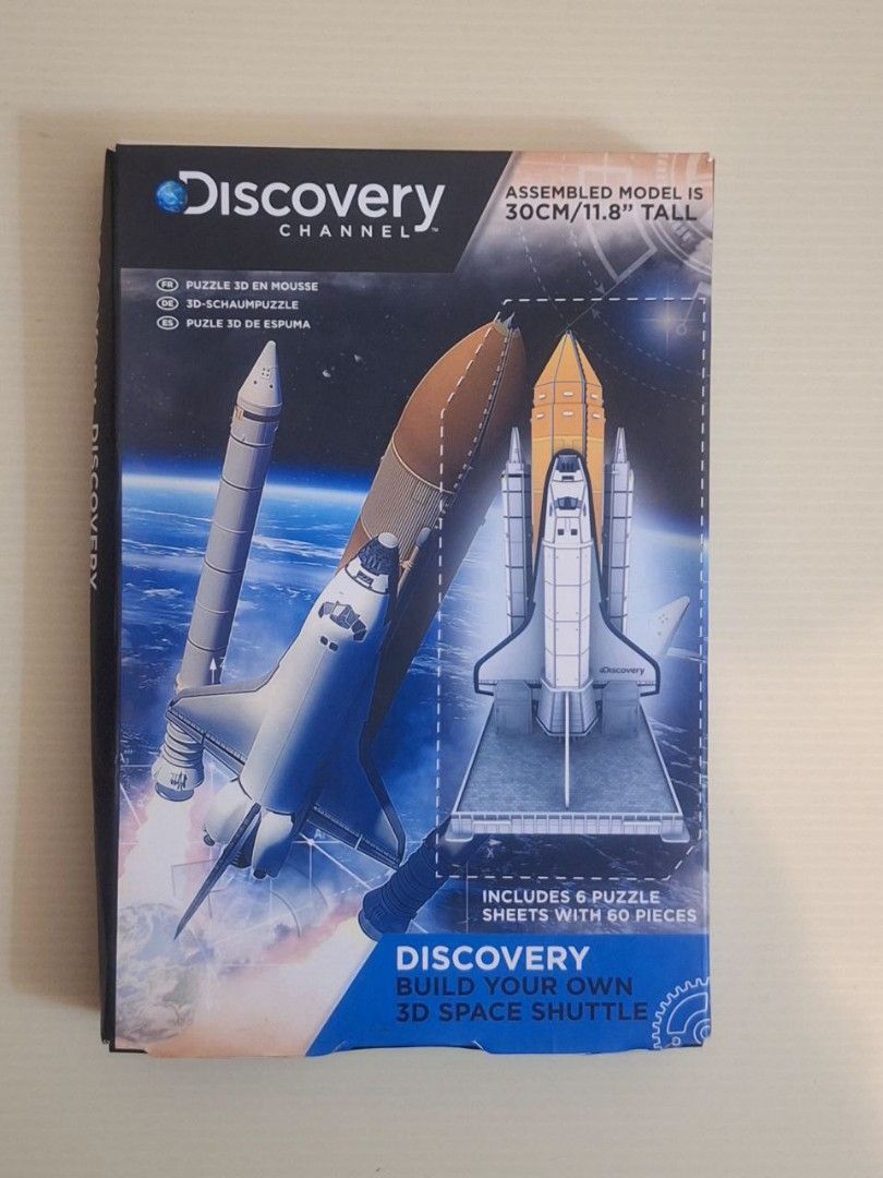 Paladone - Discovery Channel - Build Your Own 3D Space Shuttle (30cm ...