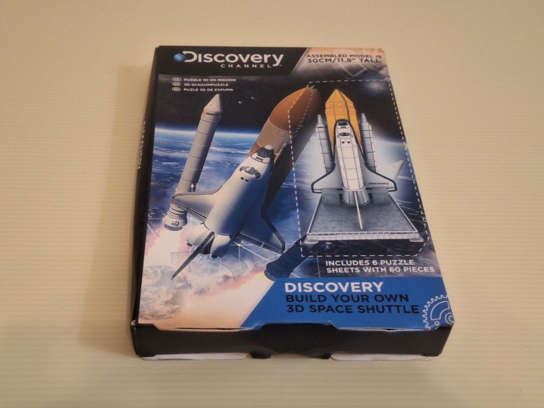 Paladone - Discovery Channel - Build Your Own 3D Space Shuttle (30cm ...
