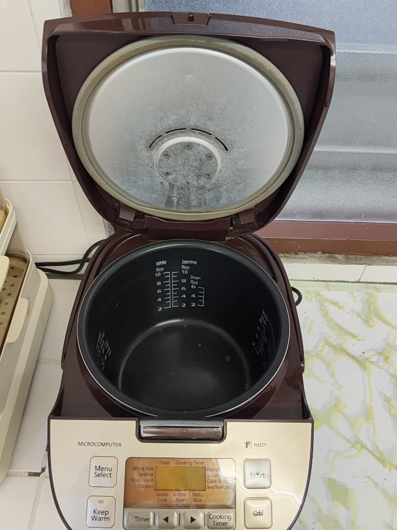 Panasonic Microcomputer Rice Cooker SR-JF185, TV & Home Appliances ...