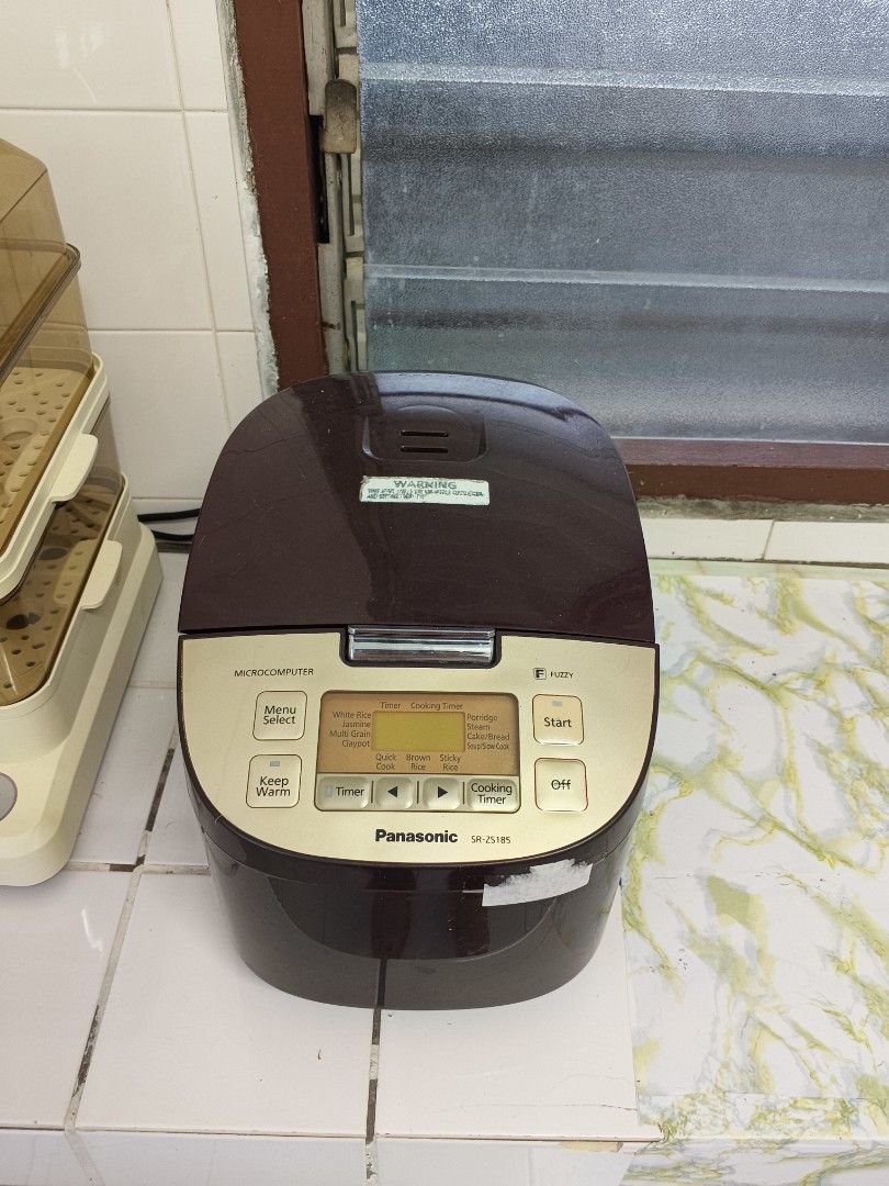 Panasonic Microcomputer Rice Cooker SR-JF185, TV & Home Appliances ...