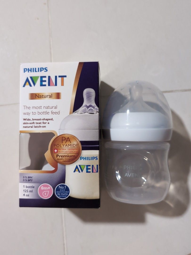 Philips Avent Baby Bottle Natural 0m 125ml, Babies & Kids, Nursing ...