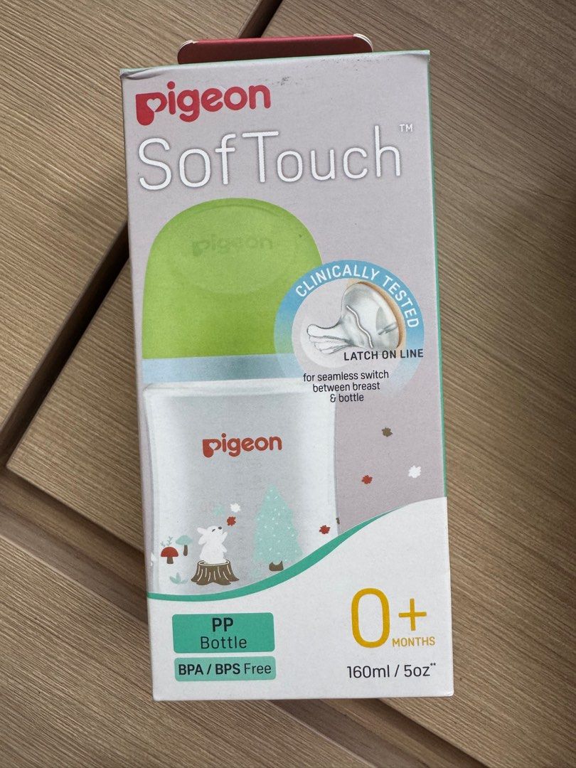 Pigeon SofTouch PP Bottle 160ml, Babies & Kids, Nursing & Feeding ...