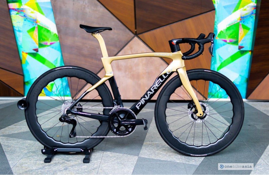 Pinarello Dogma F Road Bike - Gold/Black, Sports Equipment, Bicycles ...