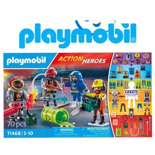 Playmobil Action Heroes Crane Truck 71750, Hobbies & Toys, Toys & Games ...