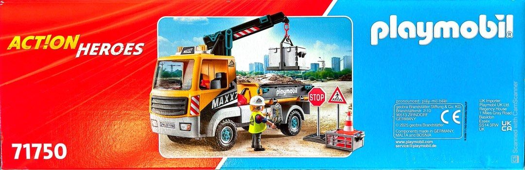 Playmobil Action Heroes Crane Truck 71750, Hobbies & Toys, Toys & Games ...