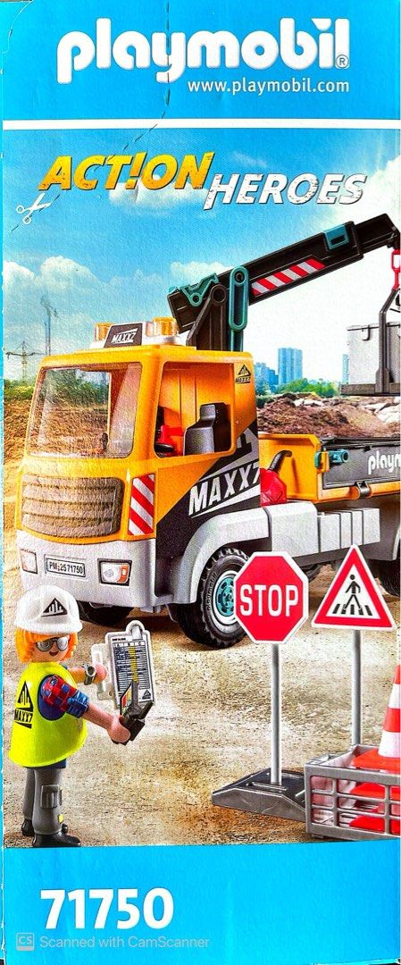 Playmobil Action Heroes Crane Truck 71750, Hobbies & Toys, Toys & Games ...