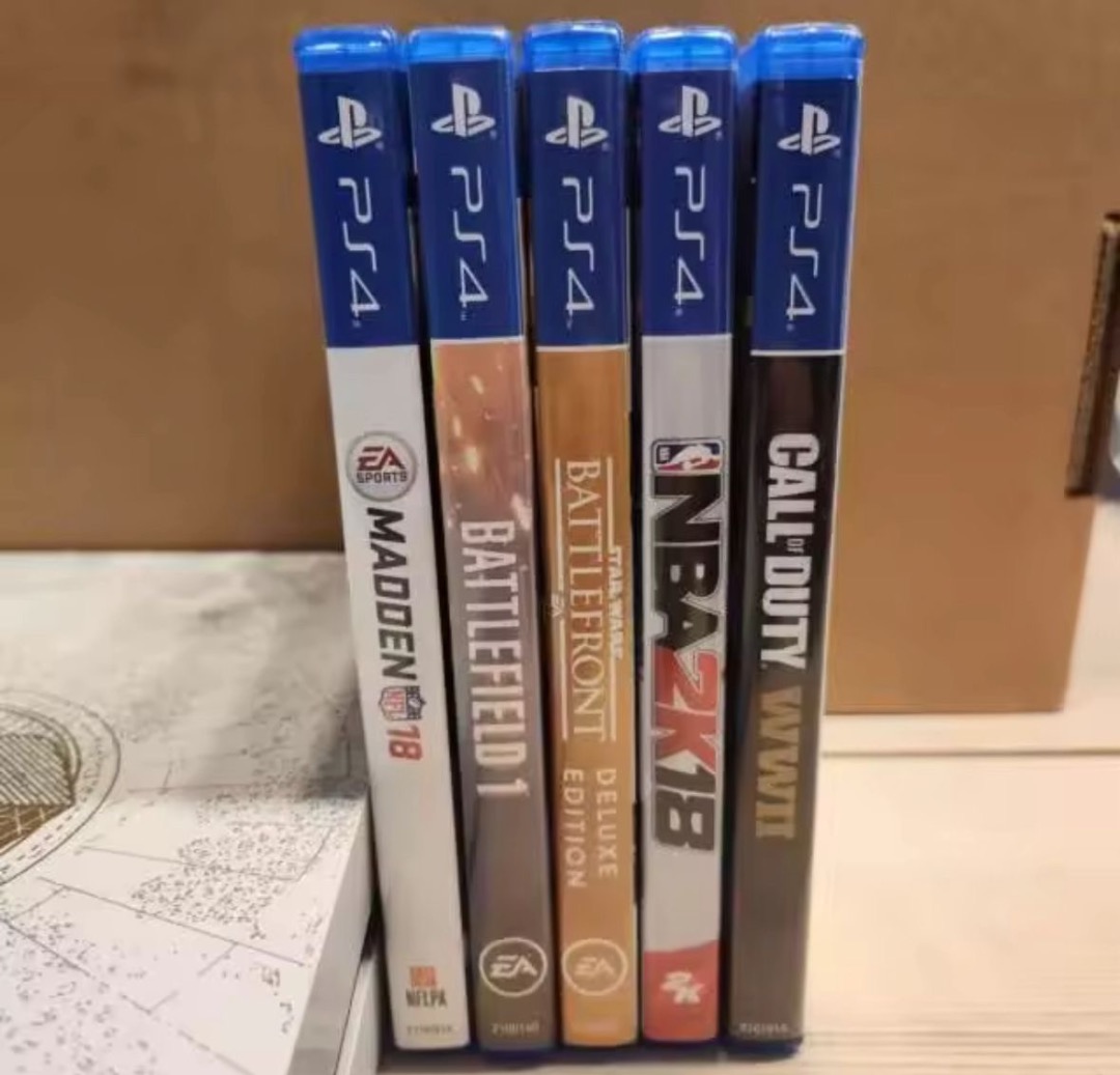 PlayStation 4 Console with Games and Controller, Video Gaming, Video ...