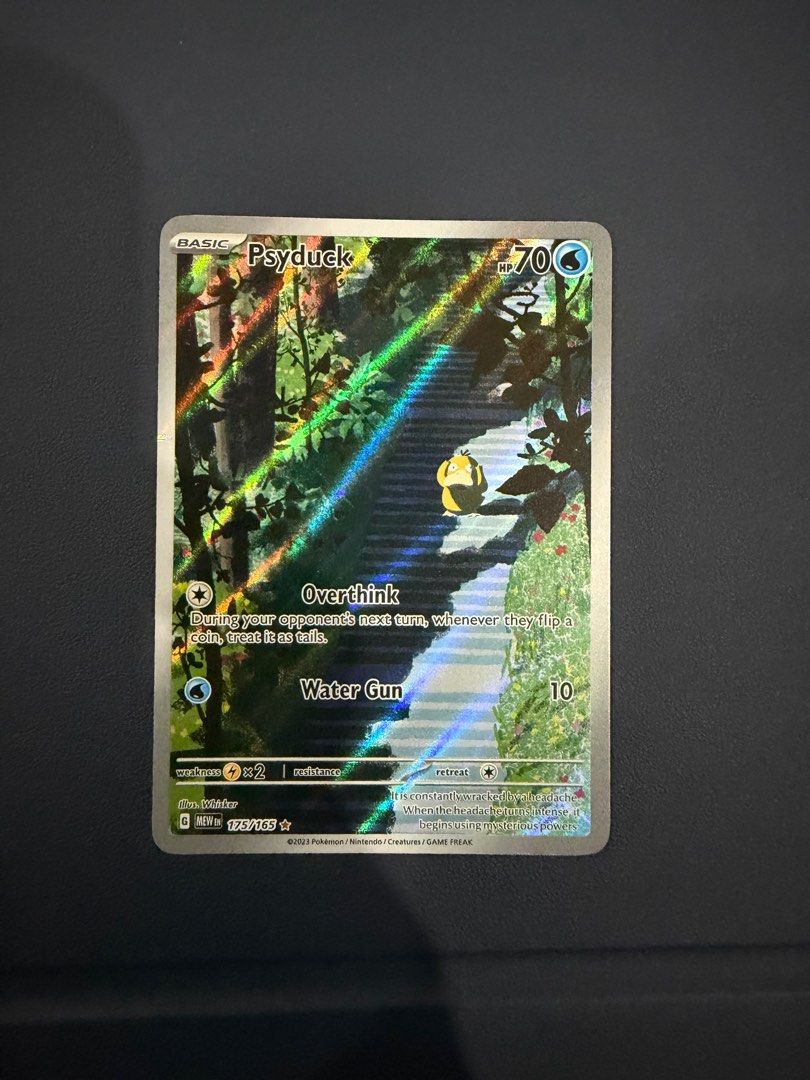 Pokemon Card - Psyduck 175/163, Hobbies & Toys, Toys & Games on Carousell