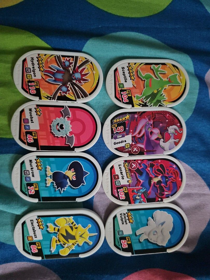 Pokemon Medal Collection - Sceptile, Lucario, and More!, Hobbies & Toys ...