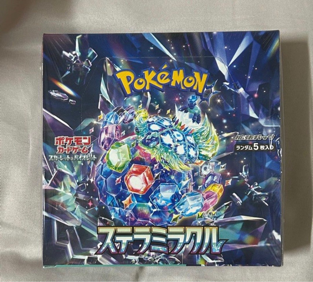 Pokemon Scarlet & Violet: Stem Miracle Booster Box, Hobbies & Toys ...