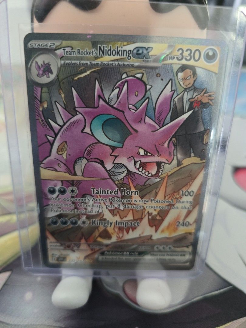 Pokemon Team Rocket Nidoking Ex SIR, Hobbies & Toys, Toys & Games on ...