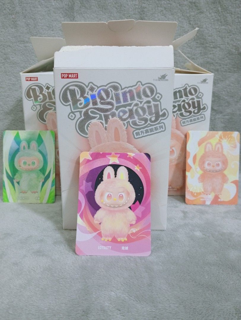 POP MART Big Into Energy Series Blind Box - Labubu Serenity, Loyalty ...