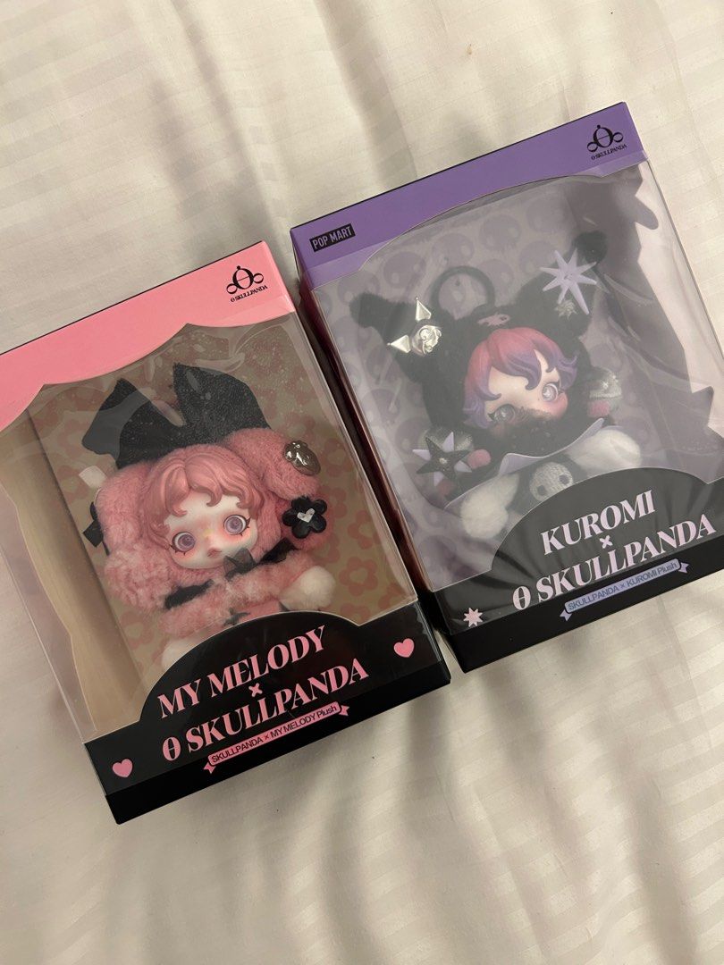 POP MART My Melody & Kuromi x Skullpanda Figures, Hobbies & Toys, Toys ...