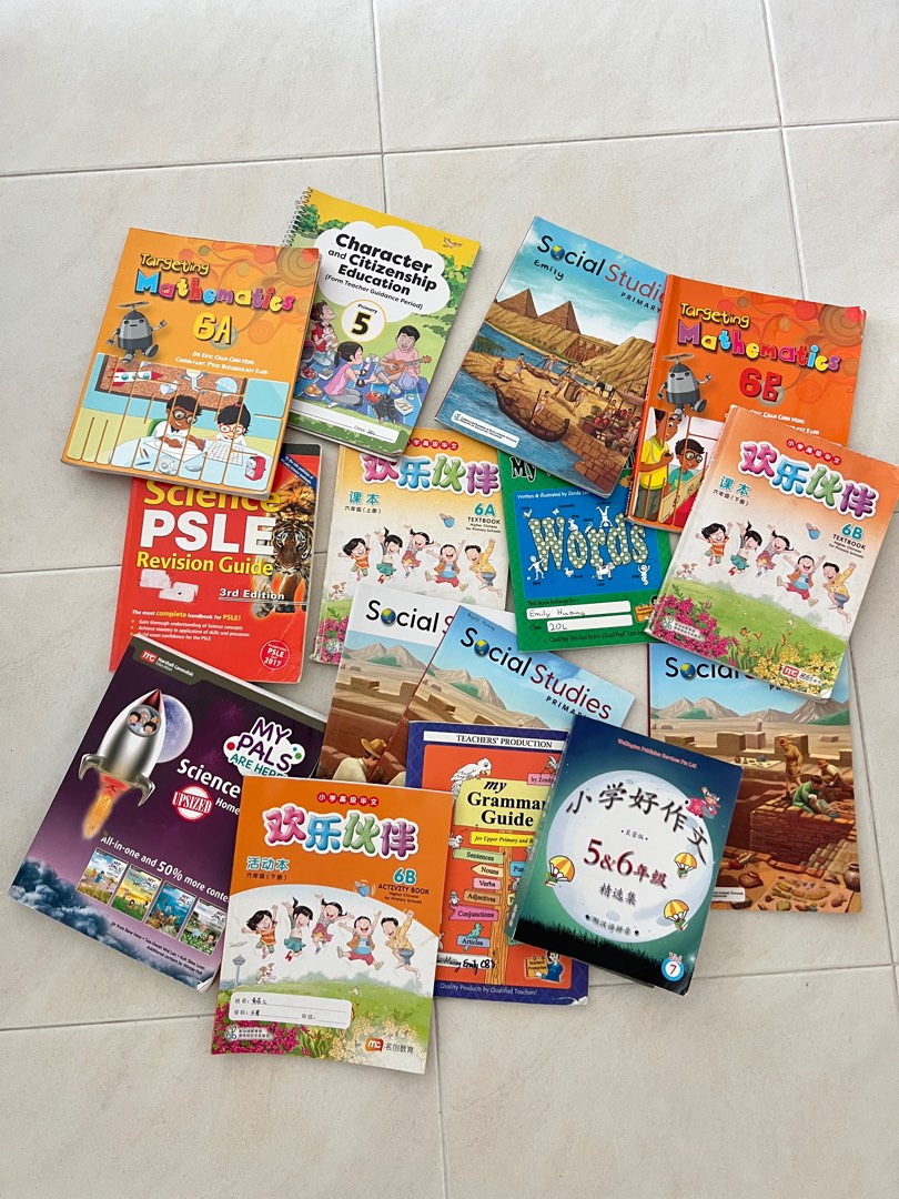 Primary School Textbooks - Various Subjects & Levels, Hobbies & Toys ...