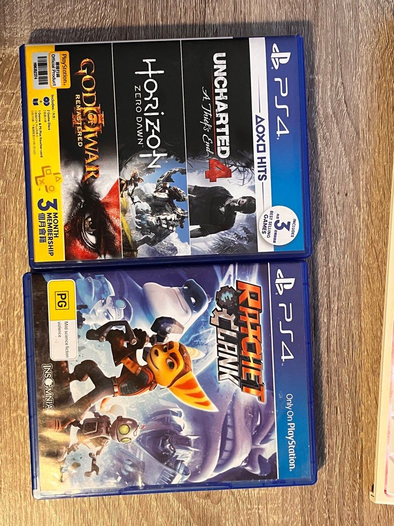 PS4 Games: Horizon, Uncharted 4, Ratchet & Clank, Video Gaming, Video ...