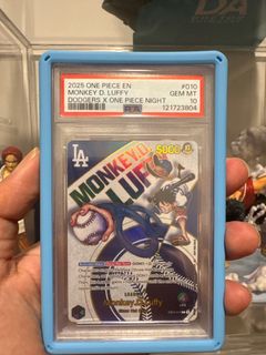 PSA 10 Dodgers X One Piece Night Luffy - English Exclusive, Hobbies ...