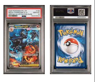 WTS Pokemon CP6 PSA 10 M Charizard EX 20th Anniversary 091, Hobbies ...