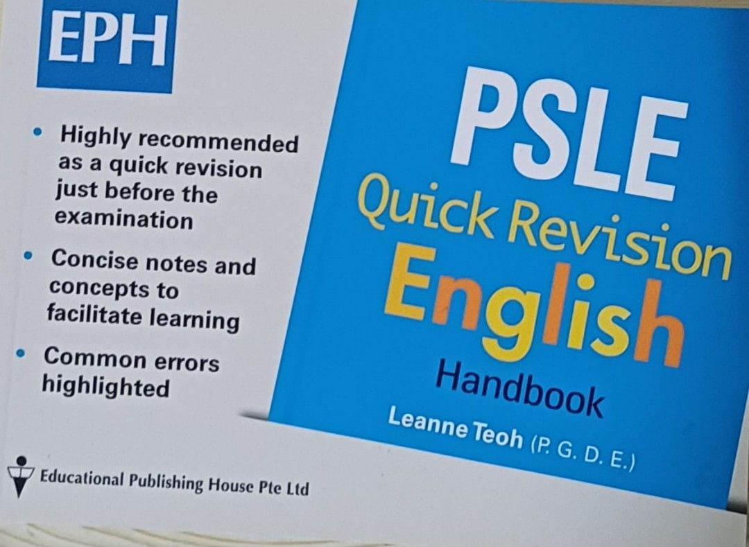PSLE Quick Revision English Handbook, Hobbies & Toys, Books & Magazines ...