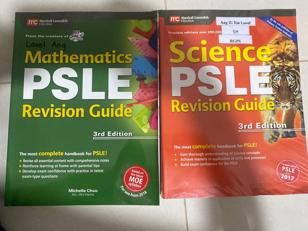 PSLE Science & Mathematics & English Revision Guides, Hobbies & Toys ...
