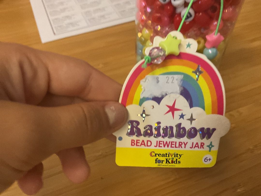 Rainbow Jewelry Jar - Bracelet Making Kit, Hobbies & Toys, Stationery ...