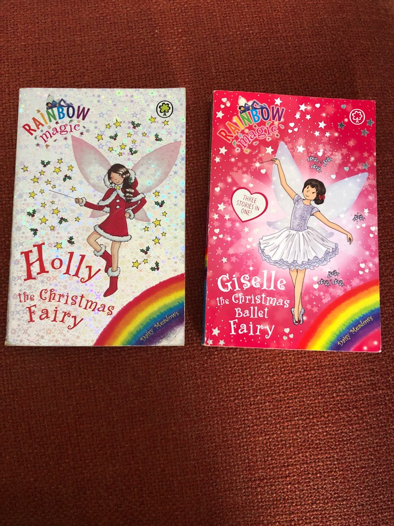 Rainbow Magic Christmas Fairy Books - Holly & Giselle, Hobbies & Toys ...