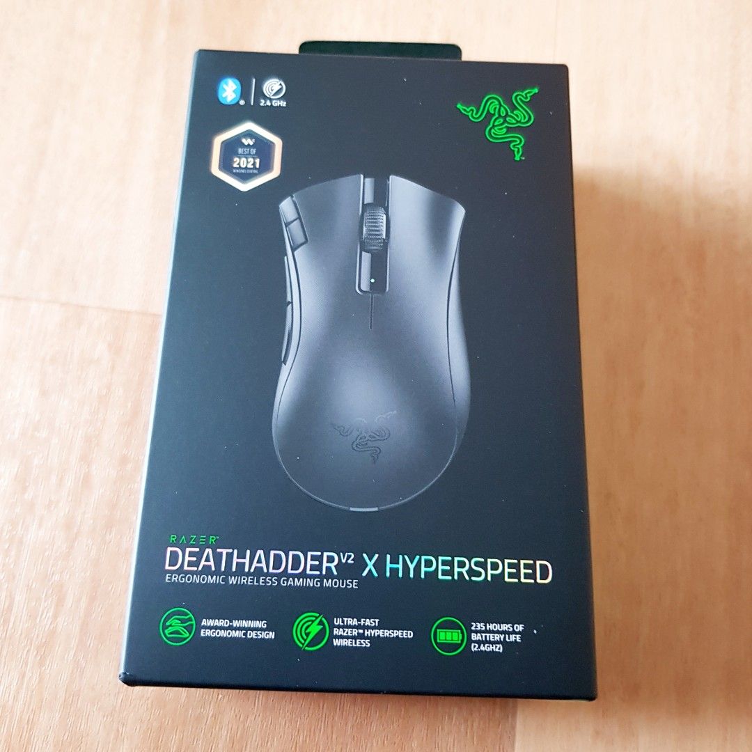 Razer DeathAdder V2 x Hyperspeed Wireless Bluetooth Gaming Mouse ...