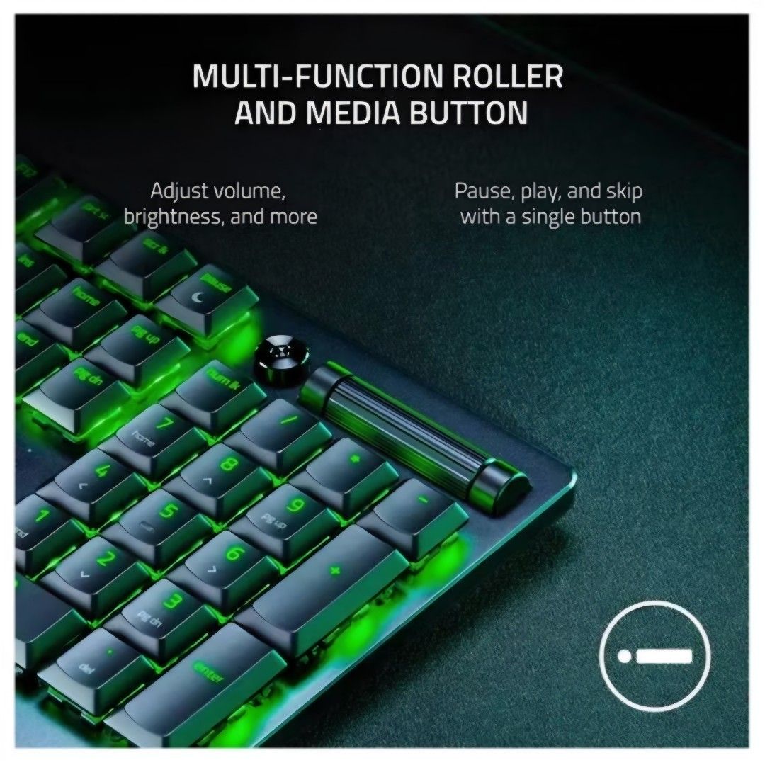 Razer DeathStalker V2 Linear Red Keyboard, Computers & Tech, Parts ...