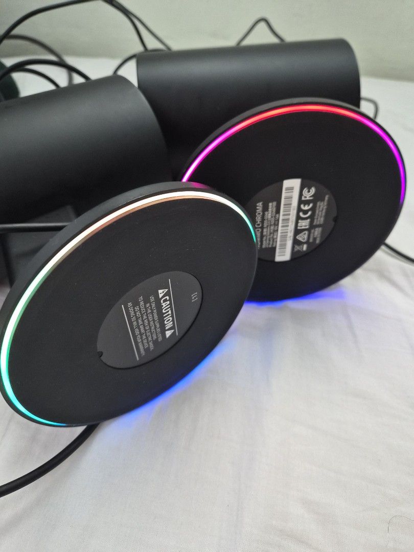 Razer Nommo Chroma 2.0 RGB PC Gaming Speakers, Audio, Soundbars ...