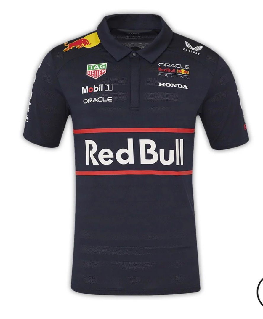 Red Bull Racing 2025 Team Polo Shirt 2025, Men's Fashion, Tops & Sets ...