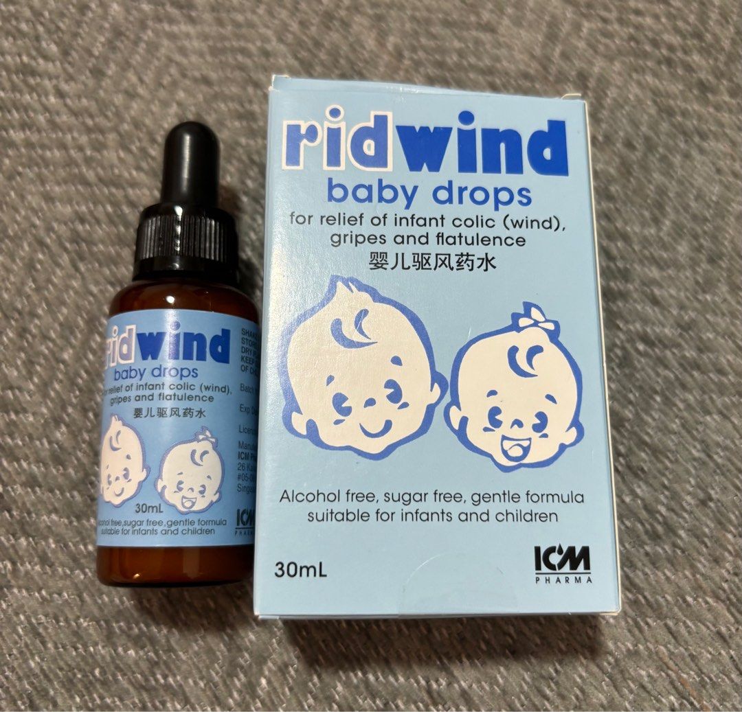 Ridwind Baby Drops / Relieves infant colic wind flatulence, Babies ...