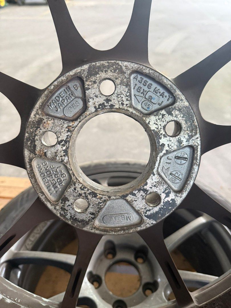 Rim Advan Racing 18”, Car Accessories, Tyres & Rims on Carousell